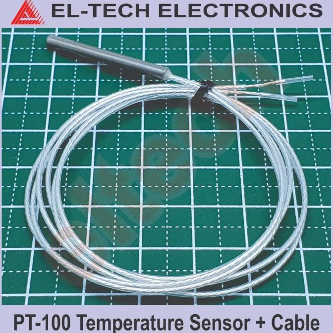 Jual PT-100 PT100 PT 100 ohm Sensor Temperature Suhu + Cable Kabel ...