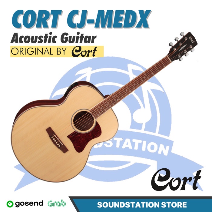 Jual CORT CJ-MEDX Acoustic Electric Guitar | Gitar Akustik Elektrik CJ ...