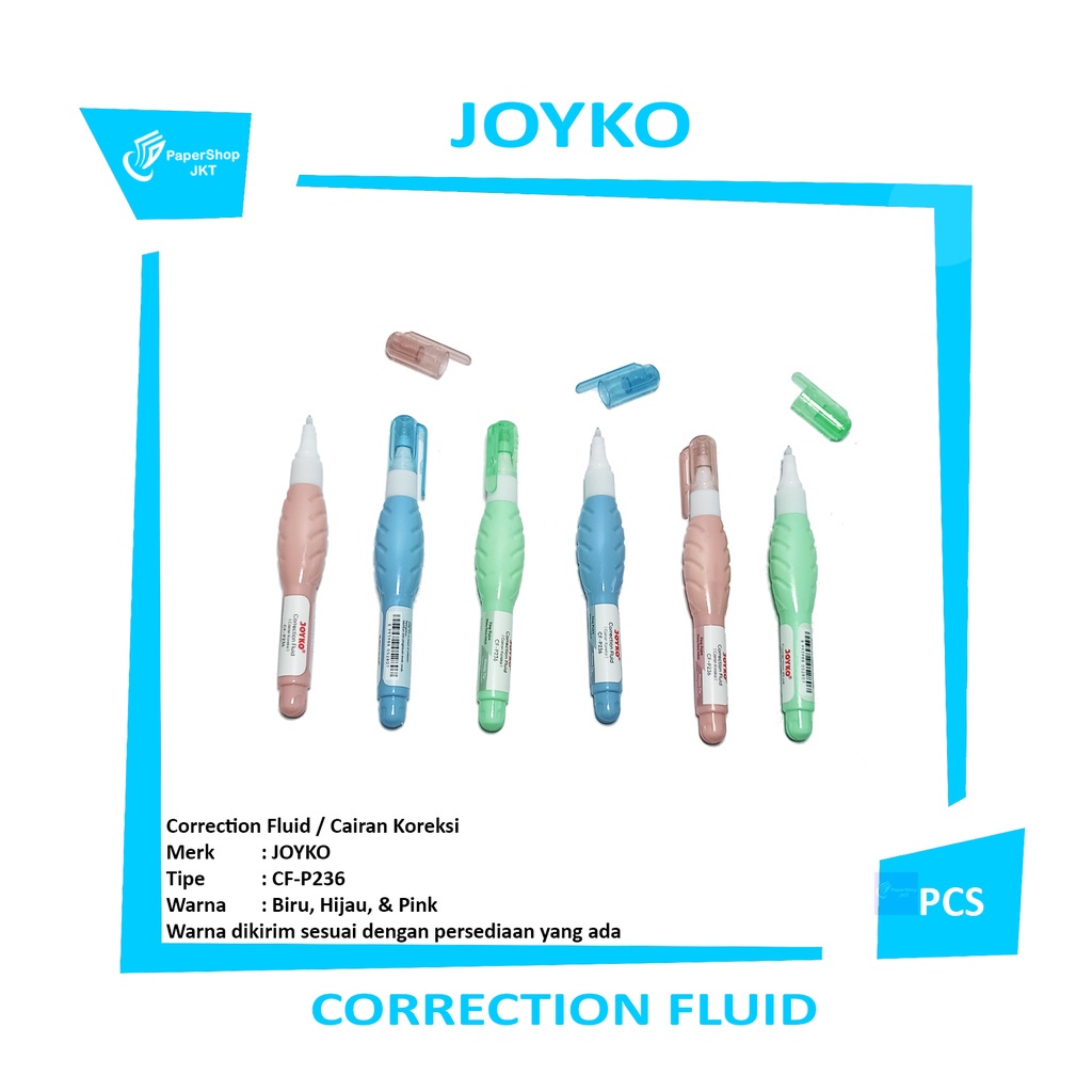 Jual JOYKO - Correction Fluid CF P236 - Pcs | Shopee Indonesia