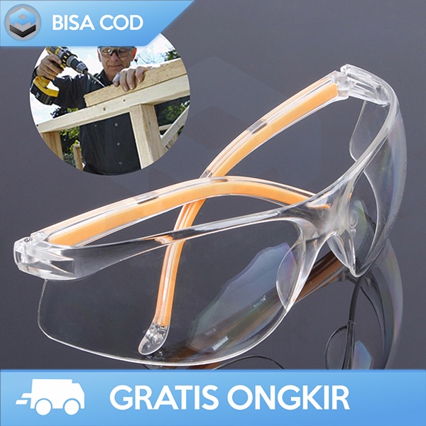 Jual KACAMATA LABORATORIUM KACAMATA BENING EYEWAR PELINDUNG KERJA ...