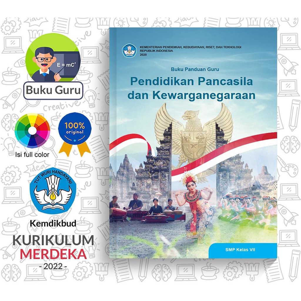 Jual Buku Panduan Guru Pendidikan Pancasila dan Kewarganegaraan PPKn SMP/MTS Kelas 7 K-Merdeka ...