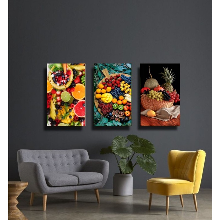 Jual Hiasan dinding buah buahan/pajangan dinding ruang tamu/poster ... Jual Hiasan dinding buah buahan/pajangan dinding ruang tamu/poster ...