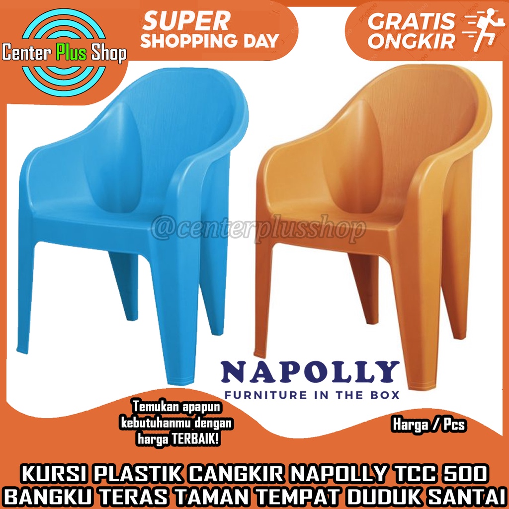 Jual Napolly Tcc 500 Kursi Teras Napoly Plastik Sandaran Tangan Bangku ...