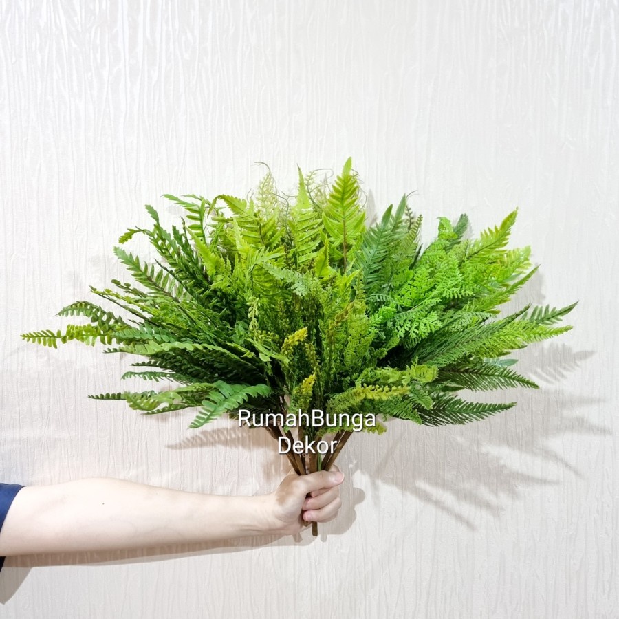 Jual Daun Rumput Pakis Persia Latex Artificial ( Ada 9 Model ) | Shopee ...