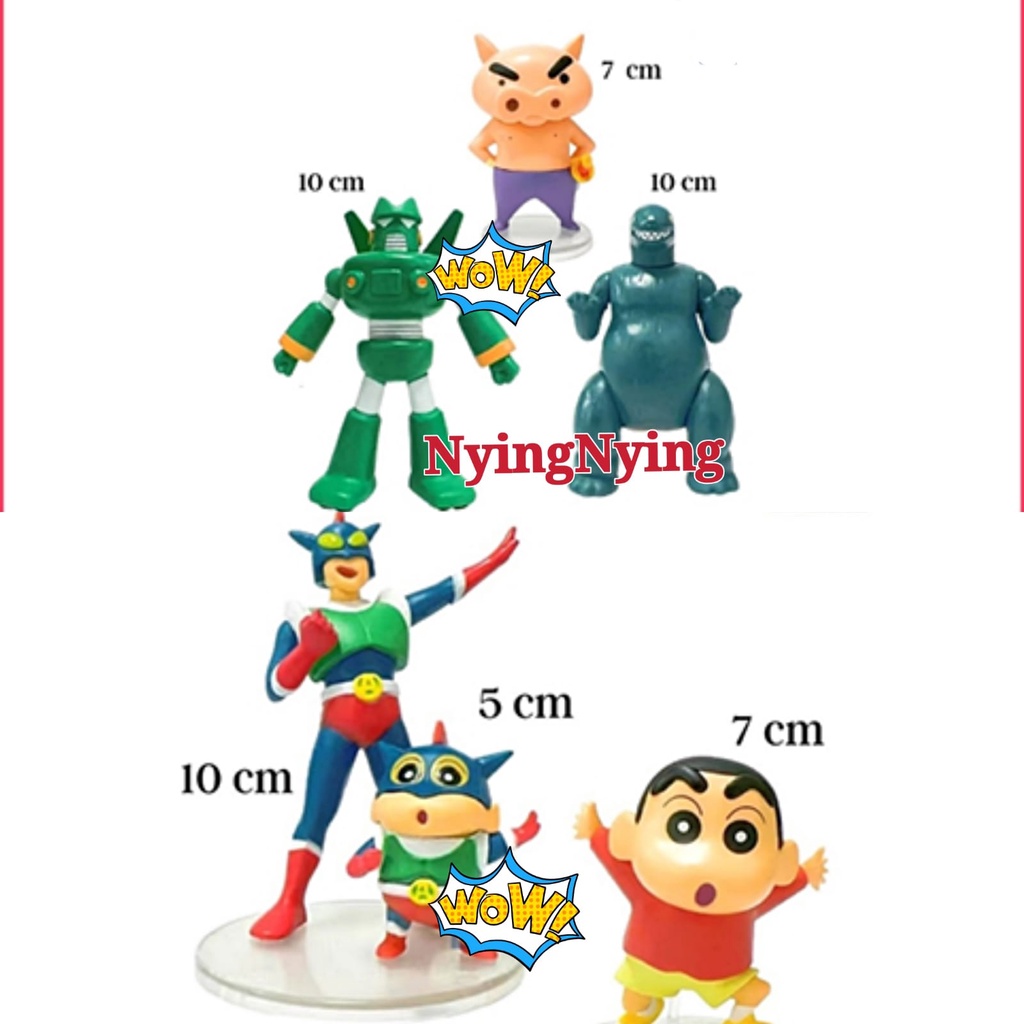 Jual Crayon Shinchan Shin Chan Buriburi Zaemon Action Kamen Robo Kantam ...
