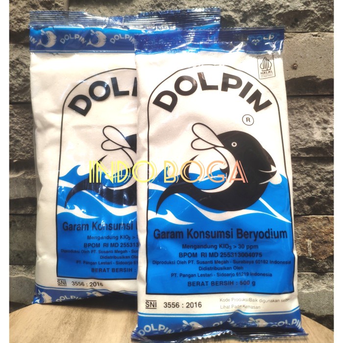 Jual dolphin garam beryodium / garam meja dolphin | Shopee Indonesia