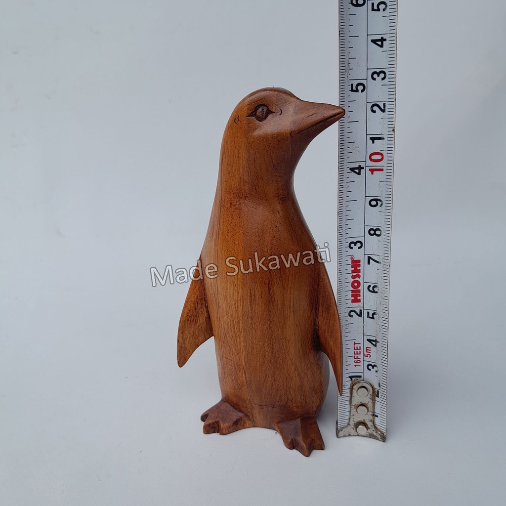 Jual Patung kayu Pinguin Penguin mini kerajinan handmade ukiran bali ...