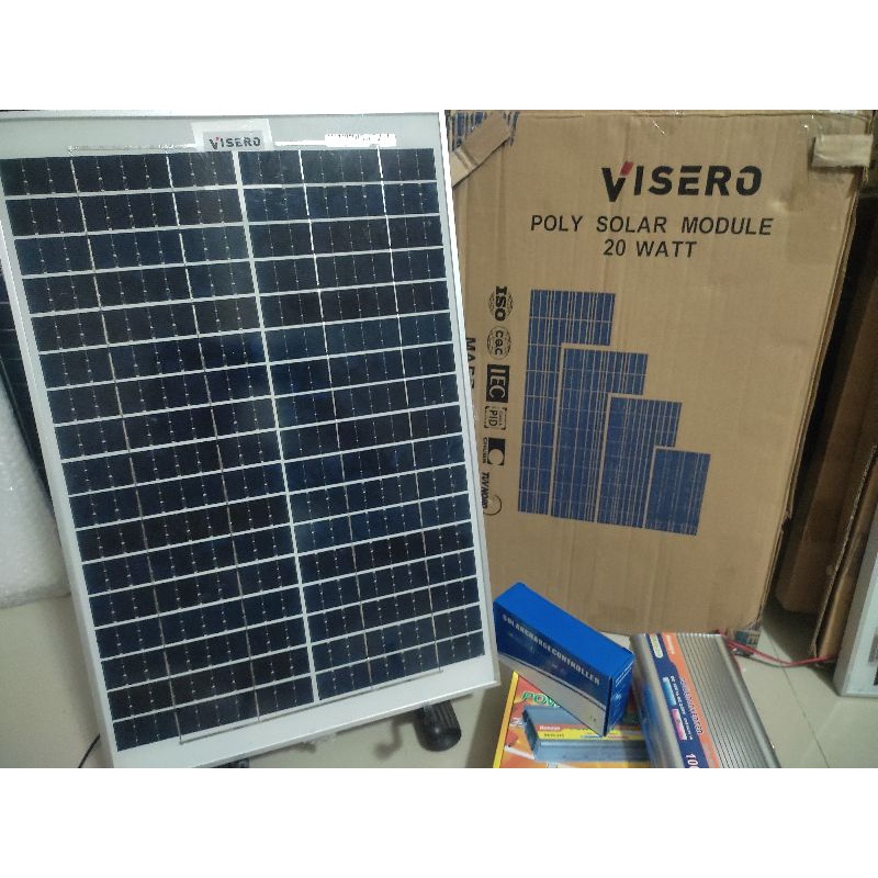 Jual SOLAR PANEL 20 WP SATU SET PANEL,SSC DAN KABEL SURYA | Shopee ...