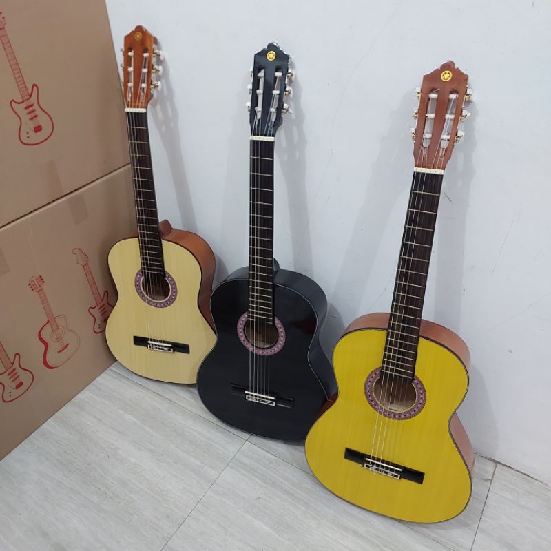 Jual GITAR KLASIK MURAH SENAR NILON PACKING KAYU BERGARANSI | Shopee ...