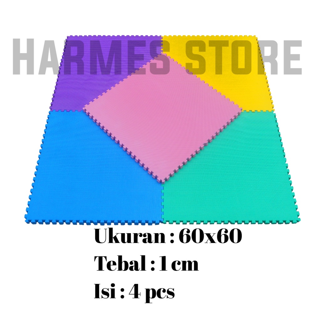 Jual Isi 4 pcs Eva Matras 60x60 tbl 1 cm Puzzle Polos (SOFT) Karpet ...