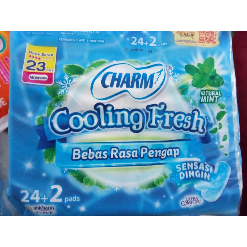 Jual Charm Cooling Fresh 23 cm isi 24 pcs | Shopee Indonesia
