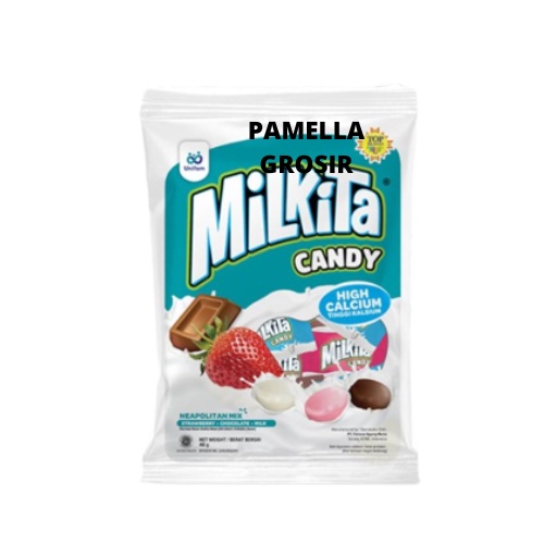 Jual Milkita Milk Candy Premium - Netto 120 gram (Isi 30 pcs x 2.8 gr ...