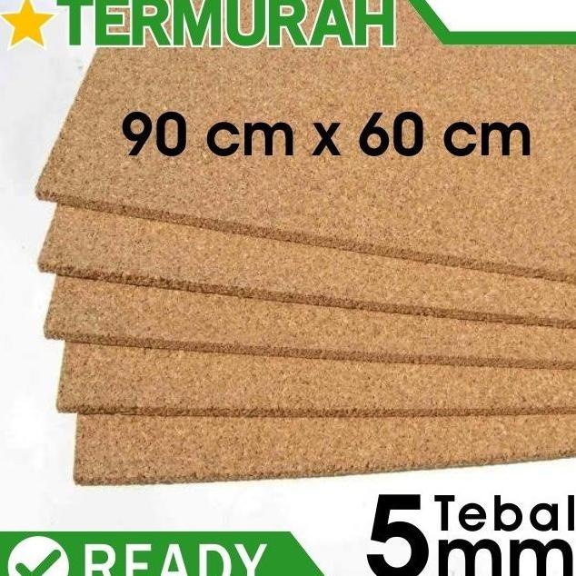 Jual Top Cork Board 5Mm Pin Sheets Sheet Gabus Lembaran Patah Polos ...