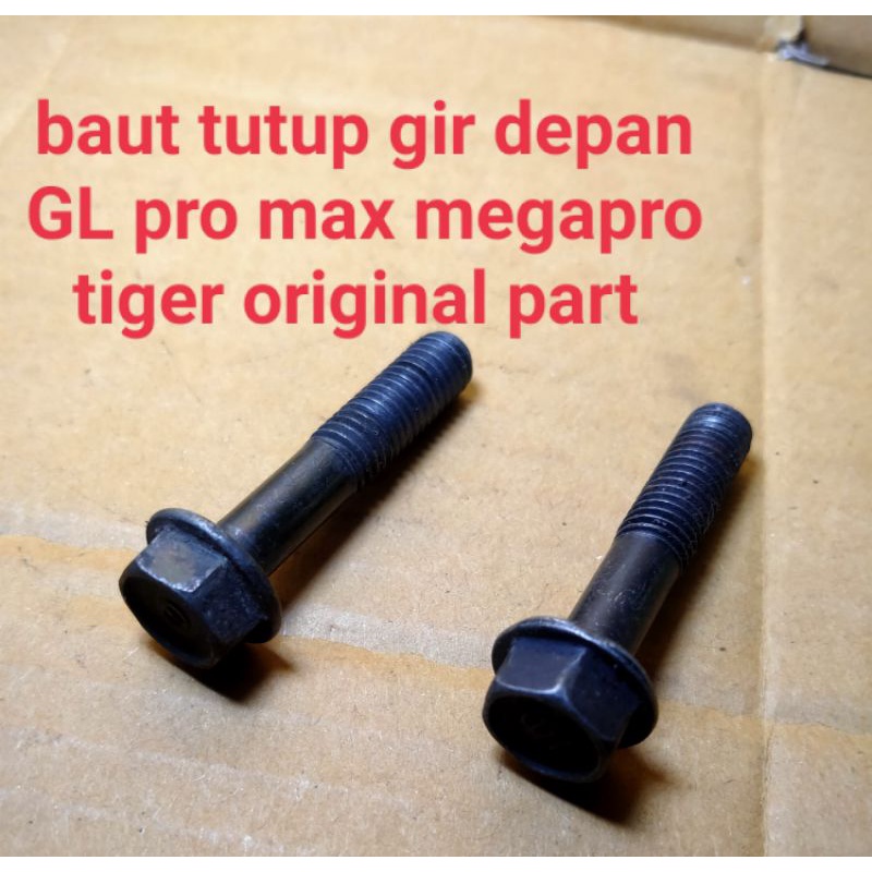 Jual Baut tutup gir depan GL pro max megapro tiger original part | Shopee Indonesia