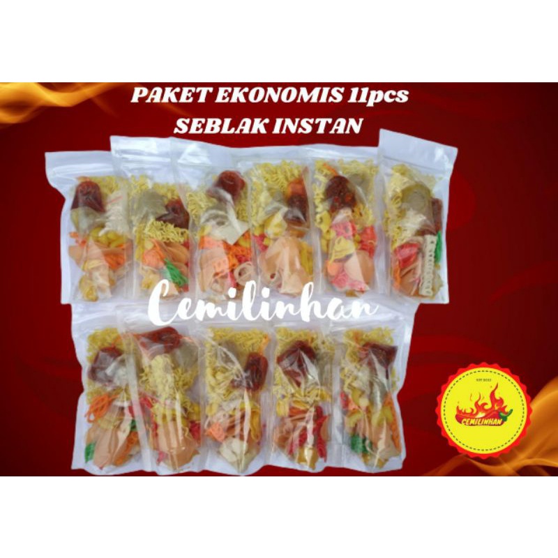 Jual PAKET EKONOMIS 11 BUNGKUS SEBLAK INSTANT READY BINJAI ACEH MEDAN ...