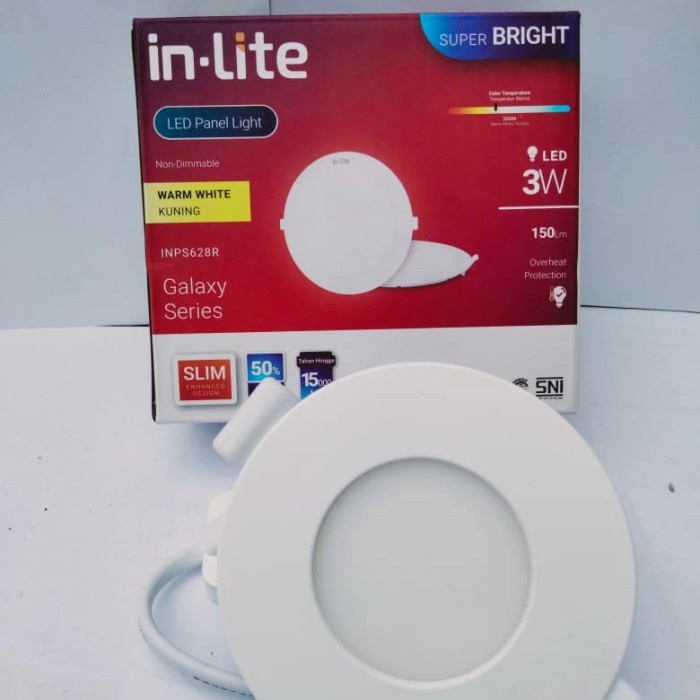 Jual Lampu Downlight Round Led Inps 628R 3W Inlite | Shopee Indonesia