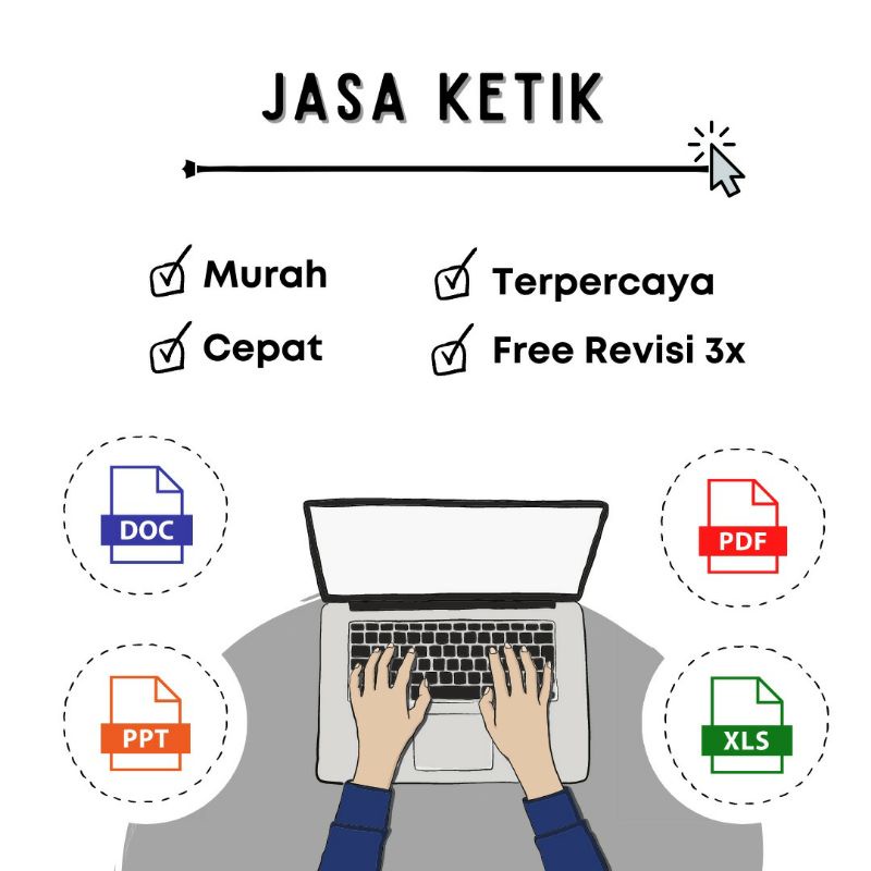 Jual JASA KETIK | Shopee Indonesia