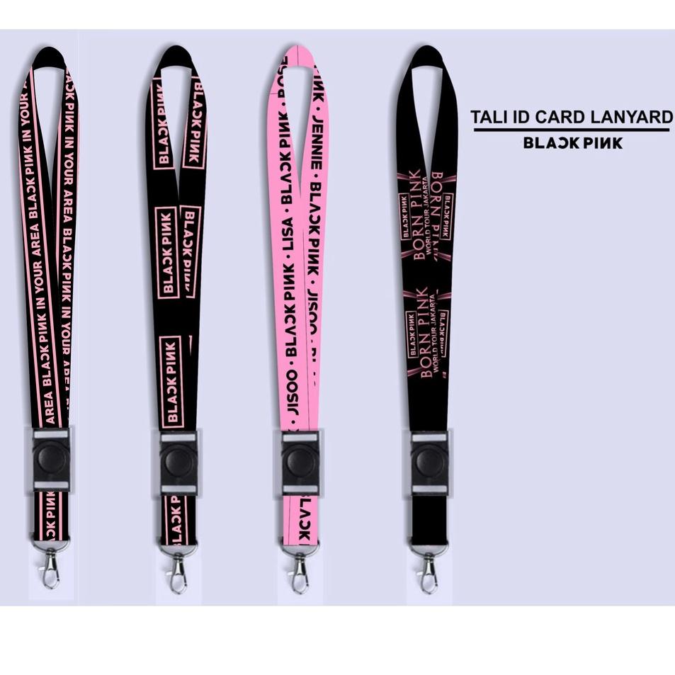 Jual Promo Max Blackpink Strap Lanyard Panjang Keychain Tali ID Card ...