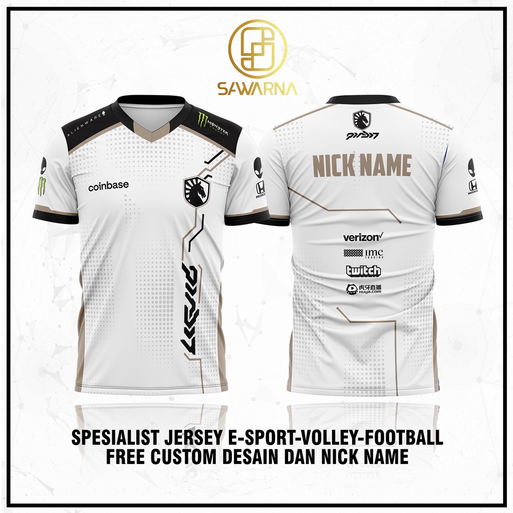 Jual JERSEY Team LIQUID lvthn with Sponsors NEW 2021 GAME DOTA 2 (free ...
