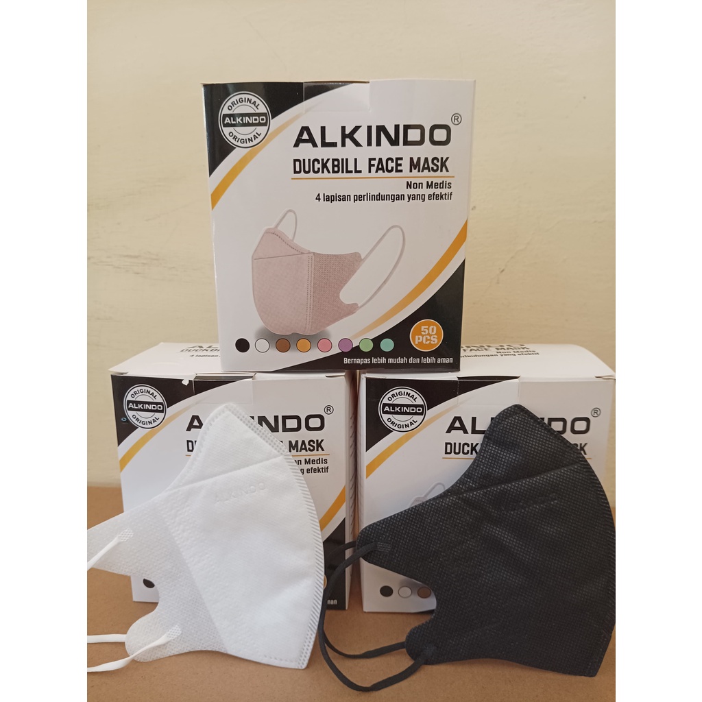 Jual Masker Duckbill Alkindo / Mouson Embos | Shopee Indonesia Jual Masker Duckbill Alkindo / Mouson Embos | Shopee Indonesia