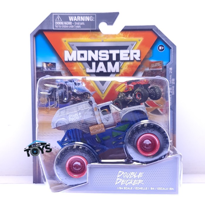 Jual Monster Jam Double Decker 1:64 - Steel Reveal Series 28 Monster ...
