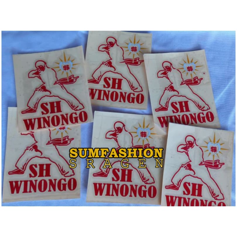 Jual stiker timbul PSHW - SH winongo - pencak silat - Sticker SH ...
