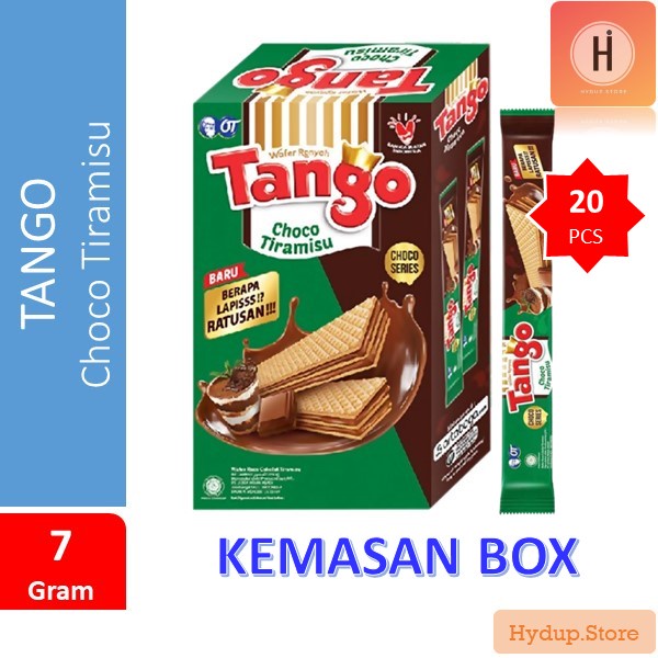 Jual Tango Choco Tiramisu Wafer Pak isi 20 Kemasan 18 Gram | Shopee ...