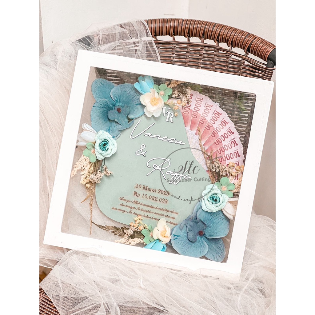 Jual New Mahar WOODEN BOTANIQUE TETES AIR 30x30 MAHAR PERNIKAHAN ...