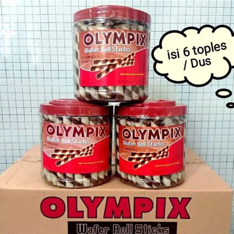 Jual Wafer Olympix 1 DUS ISI 6 TOPLES | Shopee Indonesia