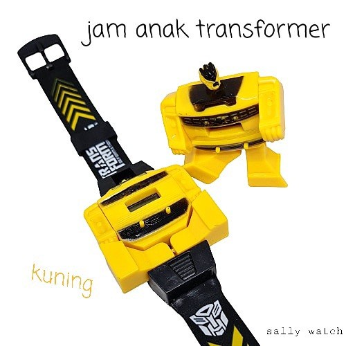 Jual DISKON SHOPEE/ jam robot transformer recomended - Kuning | Shopee ...