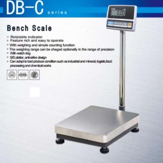 Jual Timbangan lantai digital/ Timbangan duduk/ CAS DB-C bench scale 150kg | Shopee Indonesia