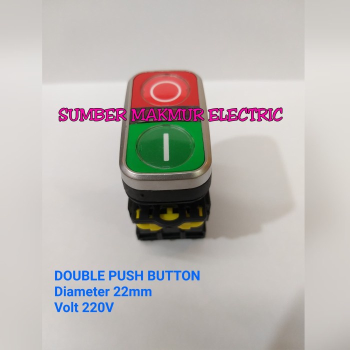 Jual Double Push Button / Push Button On-Off Kode 099 | Shopee Indonesia