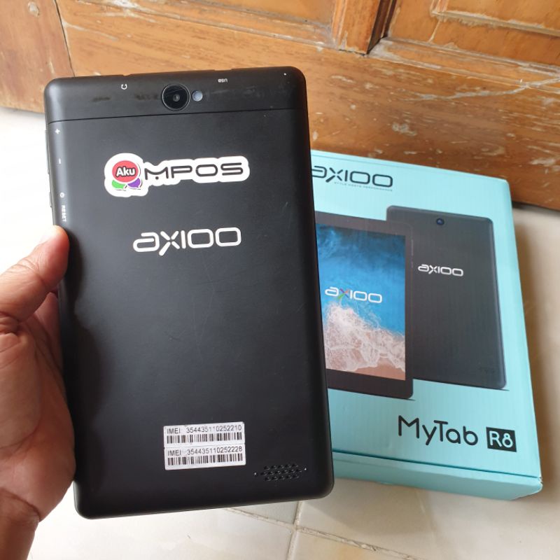 Jual tablet axioo my tab r8 3/32 Ram 3gb rom 32gb normal lengkap siap ...