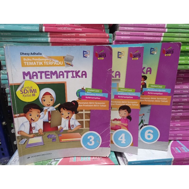 Jual Buku Bekas Pendamping Tematik Terpadu Matematika Untuk Sd Kelas 1