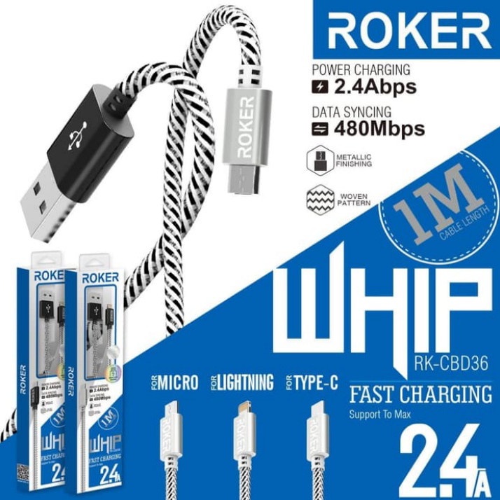 Jual Kabel Type C Fast Charging Kabel Roker Whip Type C Fast Charging 2 ...