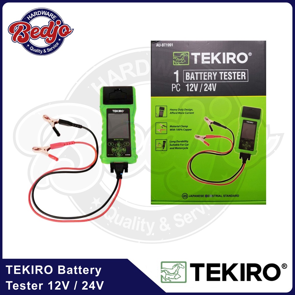 Jual Tekiro Battery Tester Aki 12V / 24V - Alat Tes Aki | Shopee Indonesia