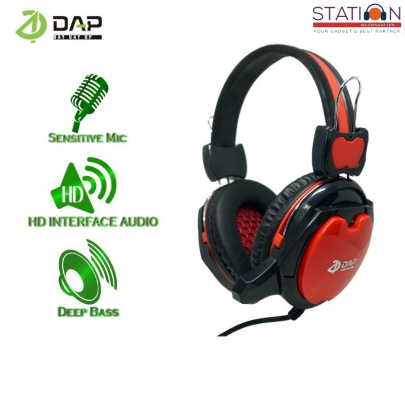 Jual DAP DH-F9 Headset Gaming E-Sport Super Bass Original DAP | Shopee ...