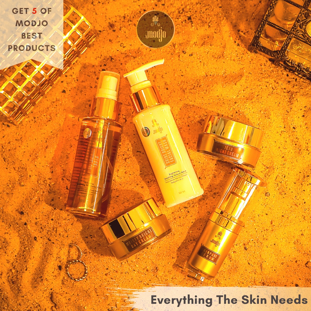 Jual Modjo Paket Skincare Everything The Skin Needs (5pcs) - 8-in-1 ...