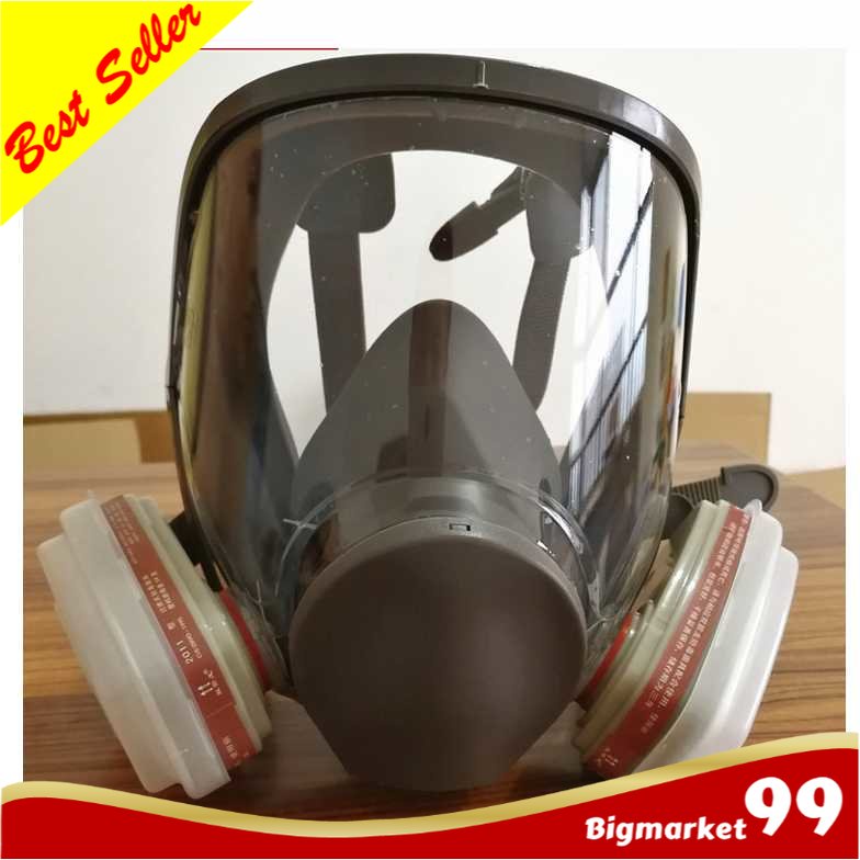 Jual Masker Gas Full Face Dengan Filter Anti Zat Kimia Berbahaya 6800 ...