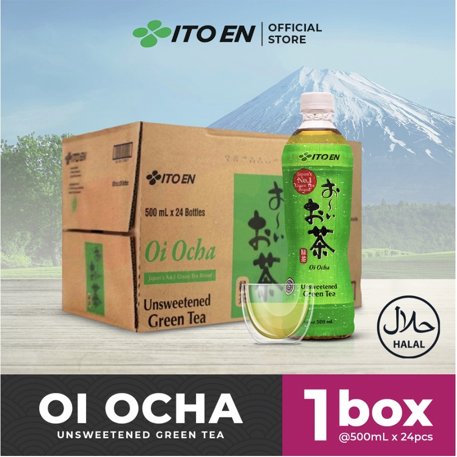 Jual [GROSIR!!] Itoen 500ml Teh Hijau Jepang 1 DUS isi 24 Botol 500ml - oi ocha ito en grosir ...