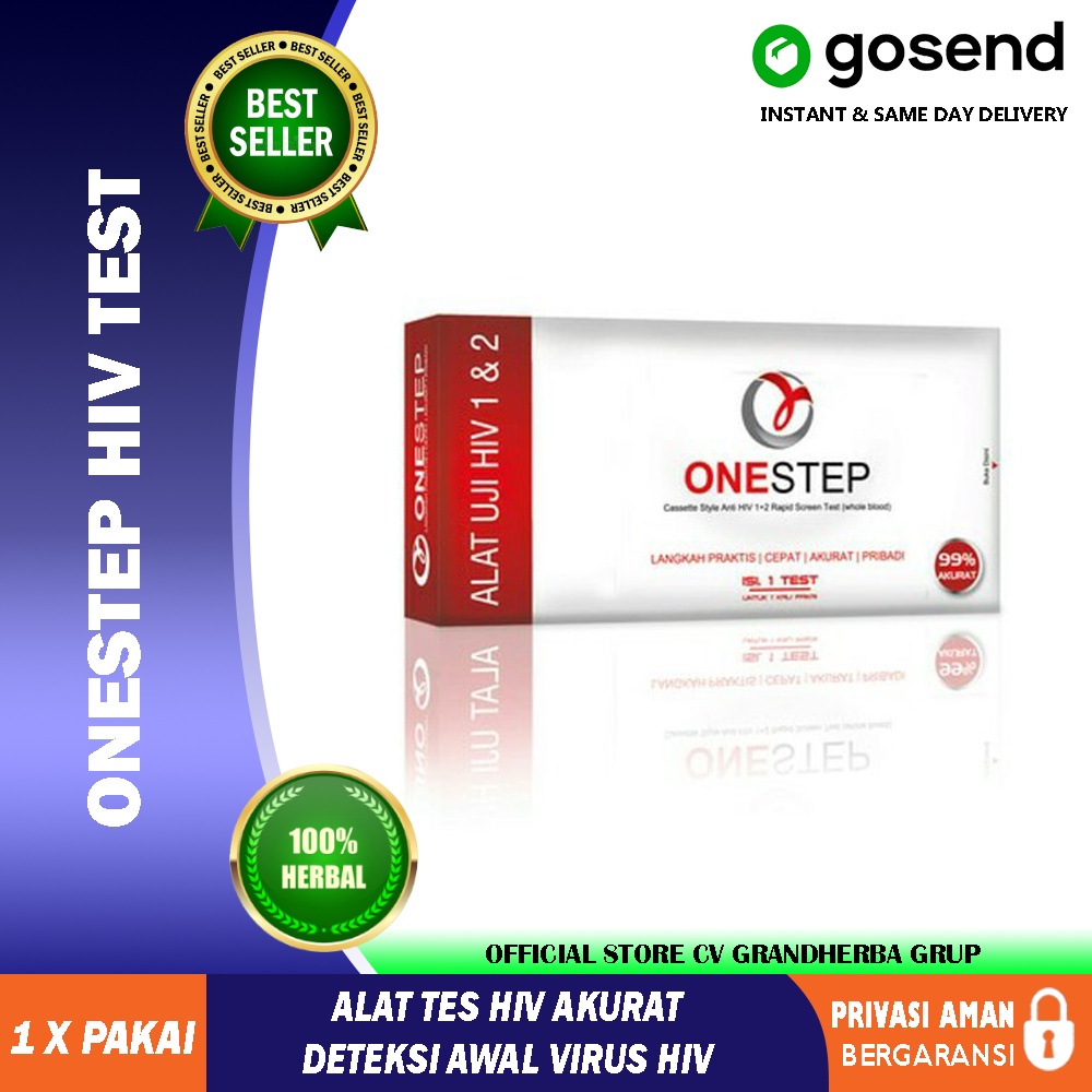 Jual Onestep HIV Test Akurat Uji HIV 1 & 2 | One Step HIV | Alat Tes ... Jual Onestep HIV Test Akurat Uji HIV 1 & 2 | One Step HIV | Alat Tes ...