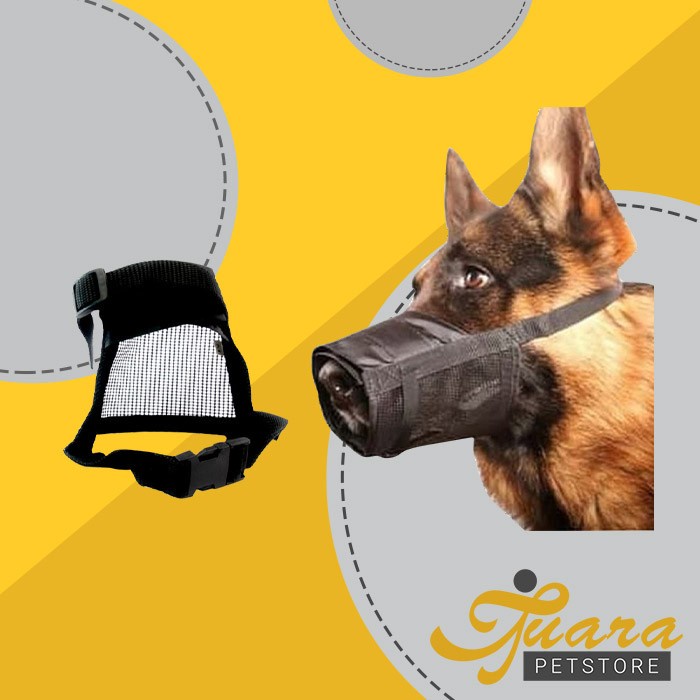 Jual Penutup Mulut anjing brongsong mulut anjing dog muzzle | Shopee ...