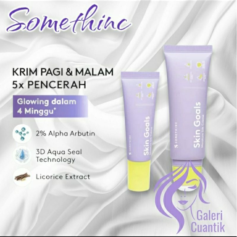 Jual SOMETHINC SKIN GOALS Moisture Silk Creme | Shopee Indonesia