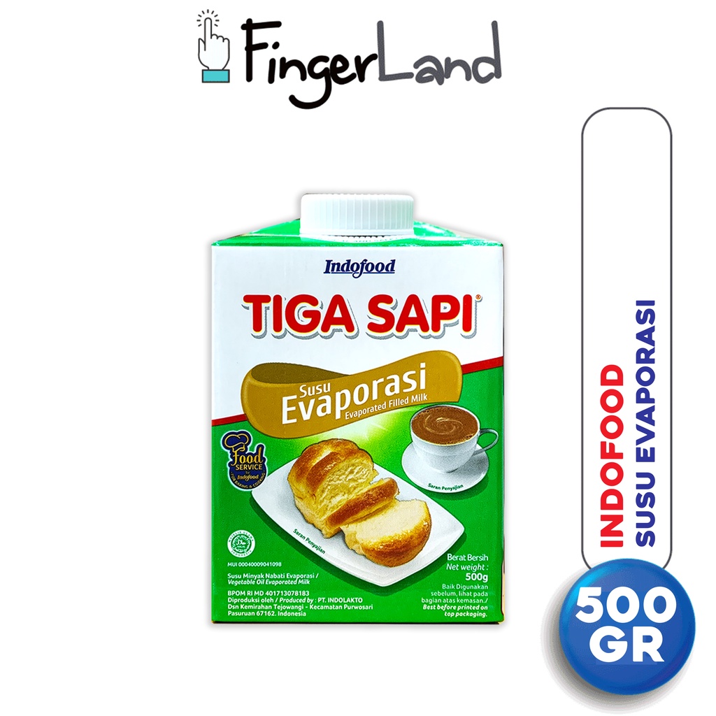 Jual Tiga Sapi Evaporated Milk 500 Gr Susu Evaporasi Indofood | Shopee ...
