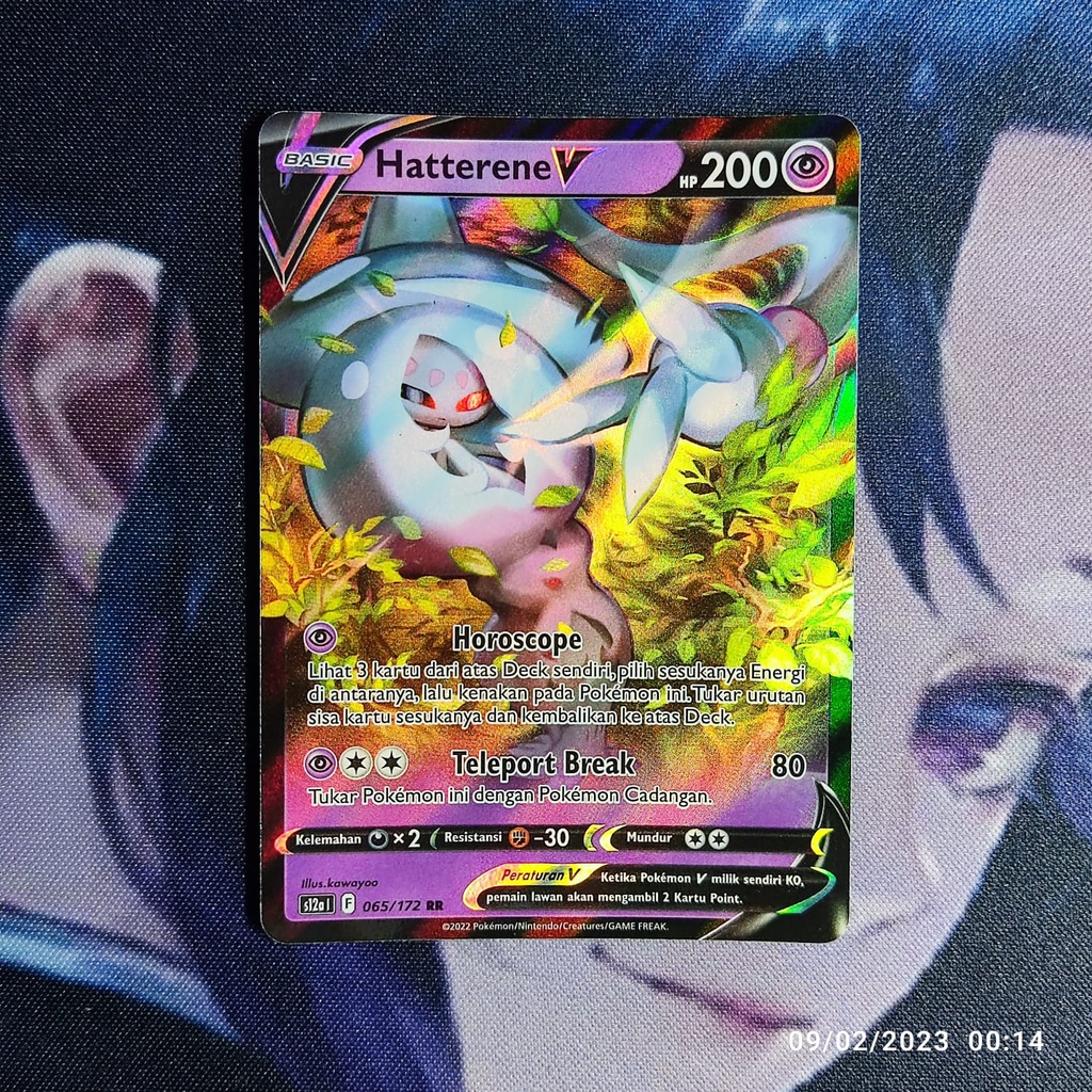 Jual pokemon (ID) hatterene v - S12a 065/172 - RR | Shopee Indonesia