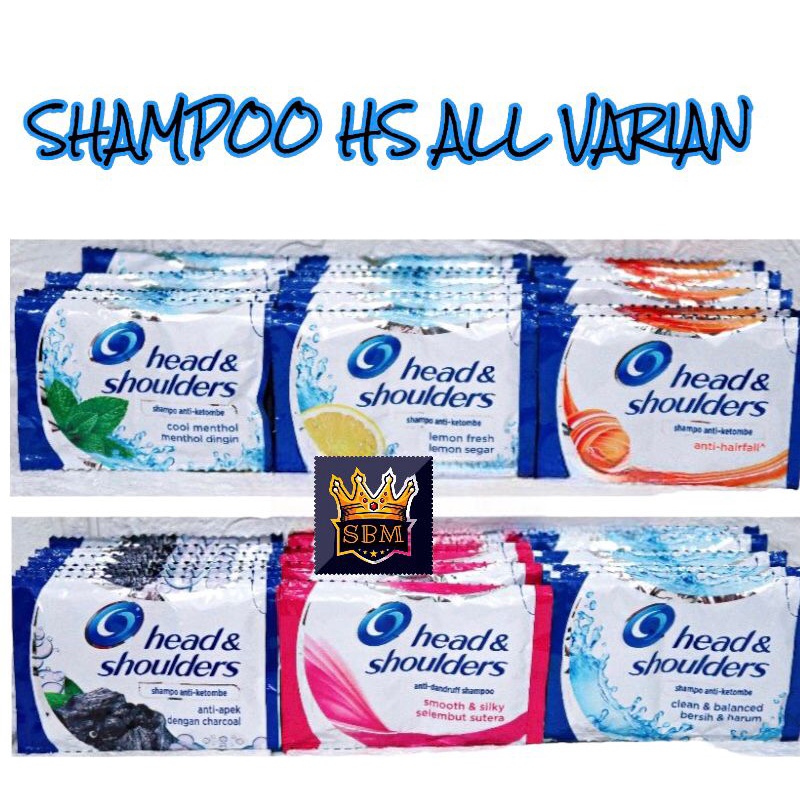 Jual SBM ~ P&G Head & Shoulders Shampo Shampoo HS RENCENG | 1 BARIS ISI ...