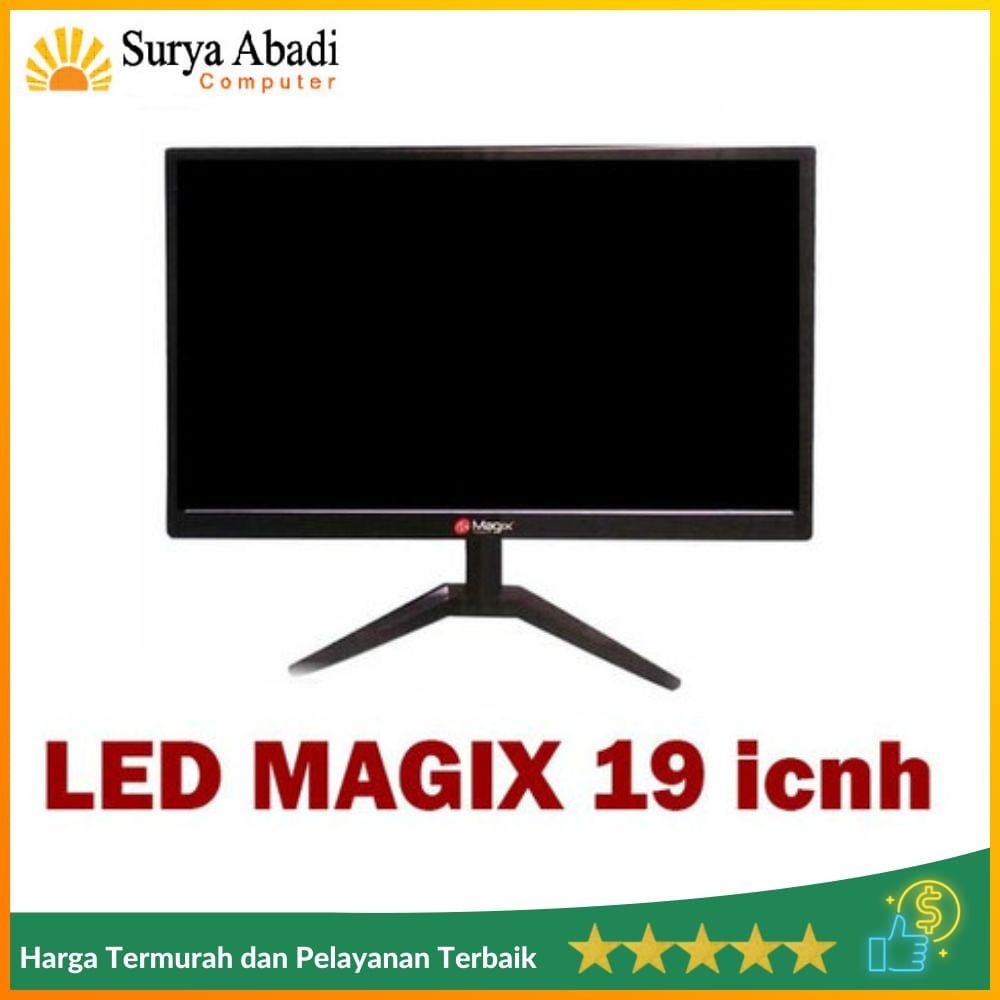 Jual Monitor LED 19 Inch | Monitor LED Magix 19" Inch | Shopee Indonesia
