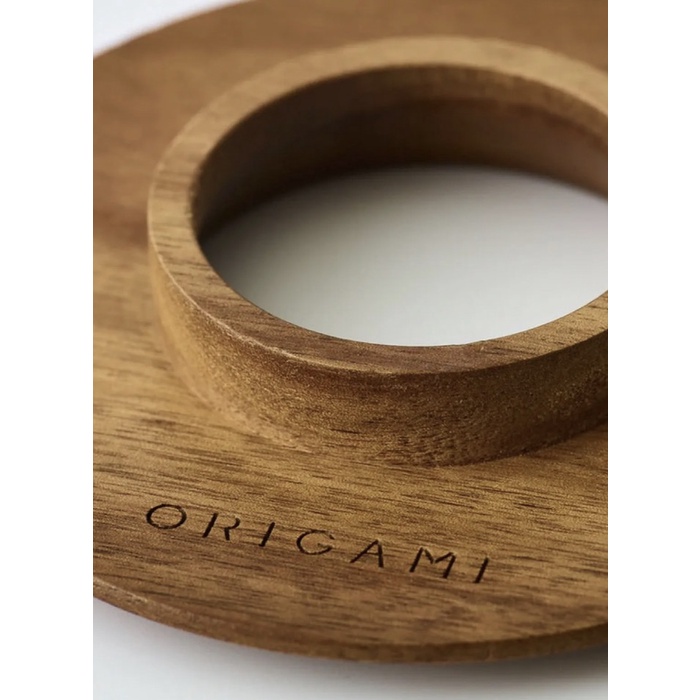 Jual Origami Coffee Dripper Holder - Acacia Wood | Shopee Indonesia