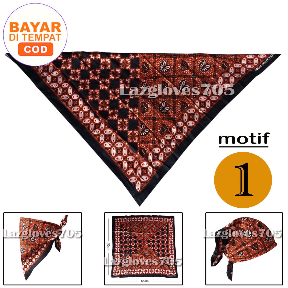 Jual Slayer Scraft Slayer Motif Batik Iket Udeng Pria Slayer Panjang ...