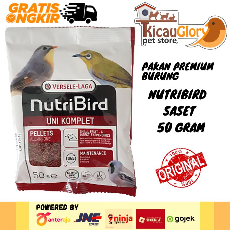 Jual Nutribird Nutri Bird UNI Komplet Versele Laga Kemasan 50 Gram dan ...
